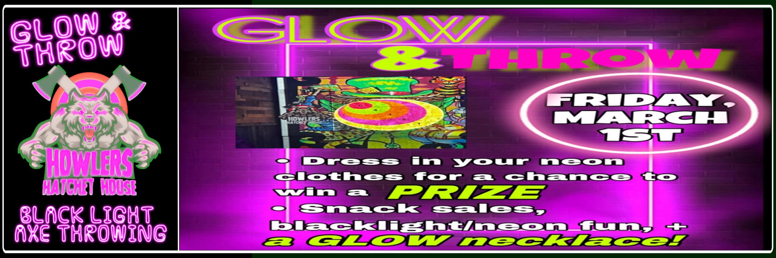 Specialty Nights - Howlers Hatchet House