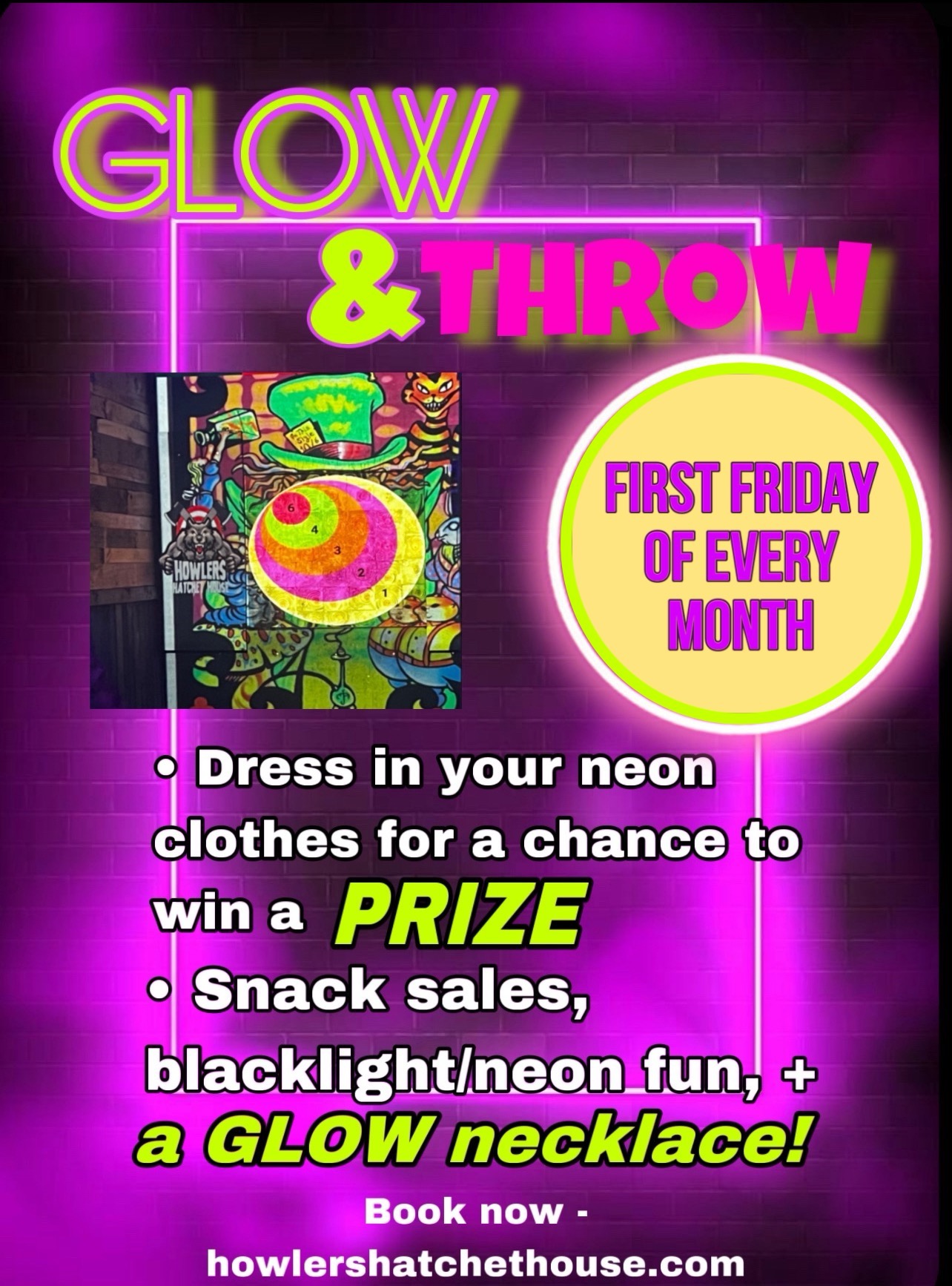 Specialty Nights - Howlers Hatchet House